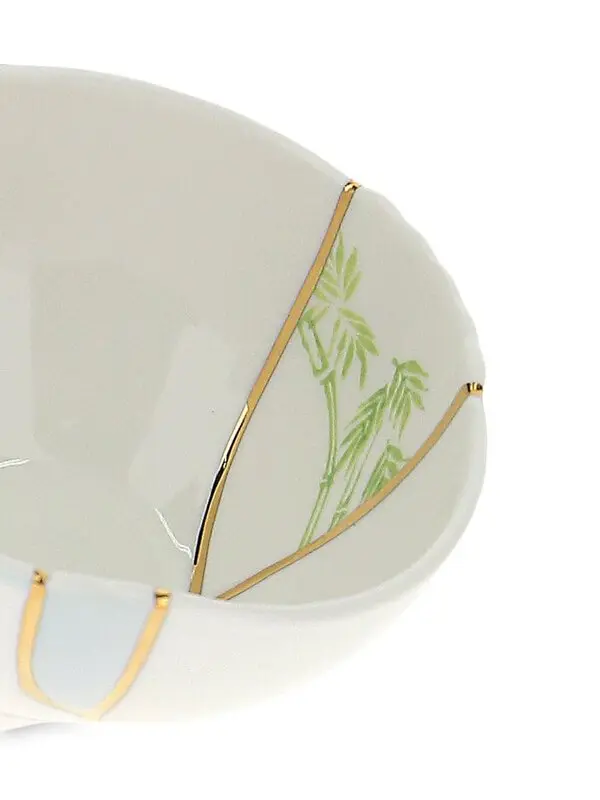 SELETTI Crack Detail Bowl - White
