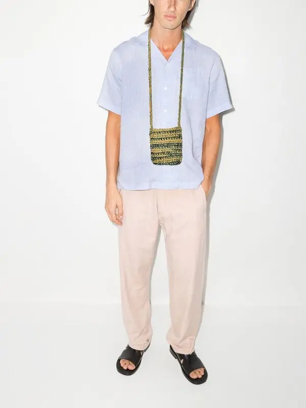 Frescobol Carioca Angelo Linen Shirt - Blue