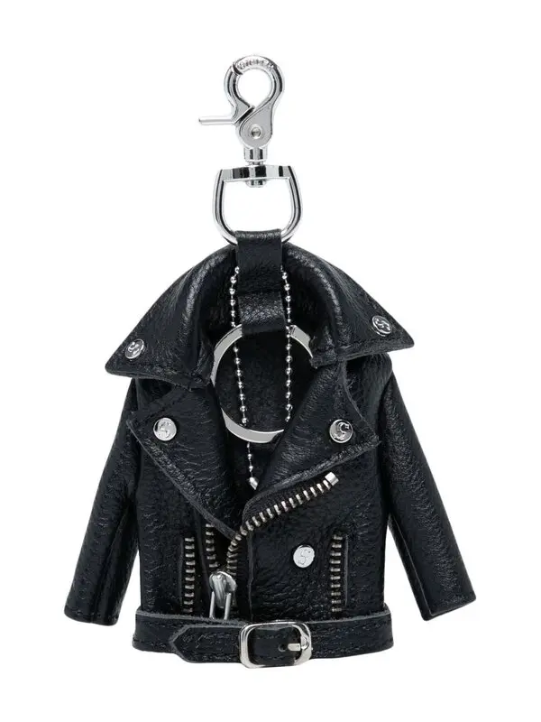 STOLEN GIRLFRIENDS CLUB Leather Jacket Key Ring - Black