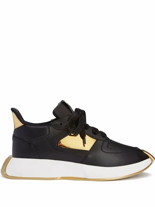 GIUSEPPE ZANOTTI Ferox Panelled Sneakers - Black