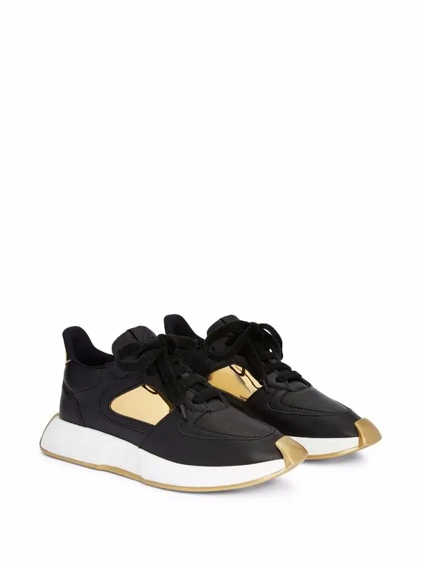 GIUSEPPE ZANOTTI Ferox Panelled Sneakers - Black