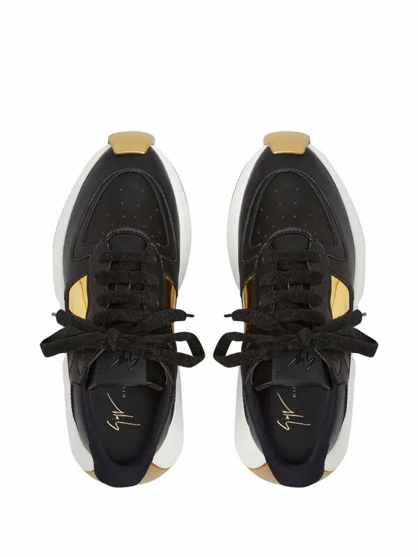 GIUSEPPE ZANOTTI Ferox Panelled Sneakers - Black