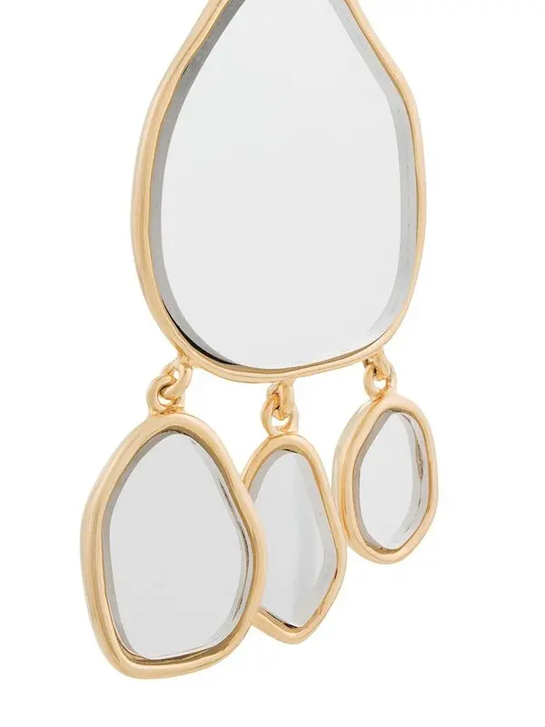 AURÉLIE BIDERMANN Mirror Drop Earrings - Gold