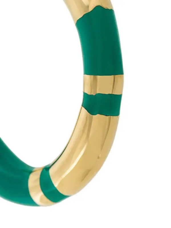 AURÉLIE BIDERMANN Panelled Half Hoop Earrings