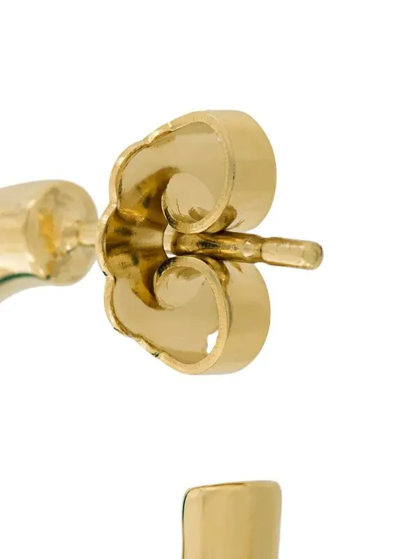 AURÉLIE BIDERMANN Panelled Half Hoop Earrings