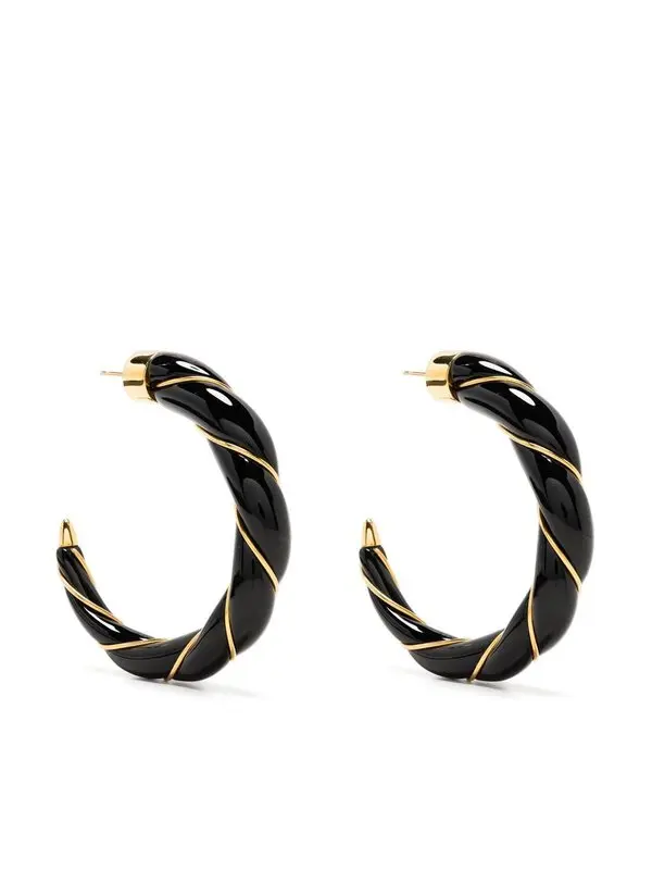AURÉLIE BIDERMANN Half Hoop Earrings - Gold