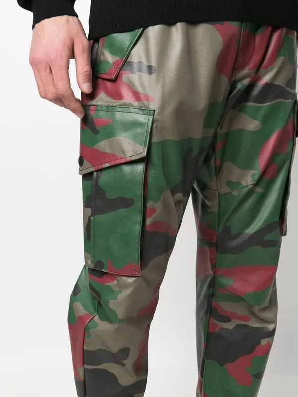 Dsquared2 Camouflage-print Tapered Cargo Trousers