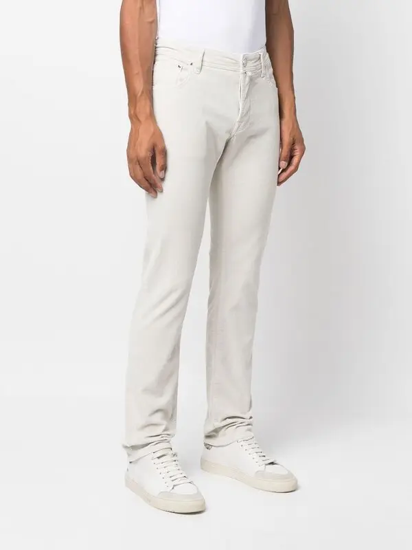 Jacob Cohen Corduroy Straight-leg Jeans - Neutrals