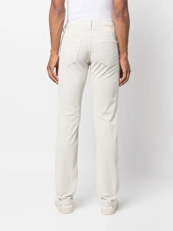 Jacob Cohen Corduroy Straight-leg Jeans - Neutrals