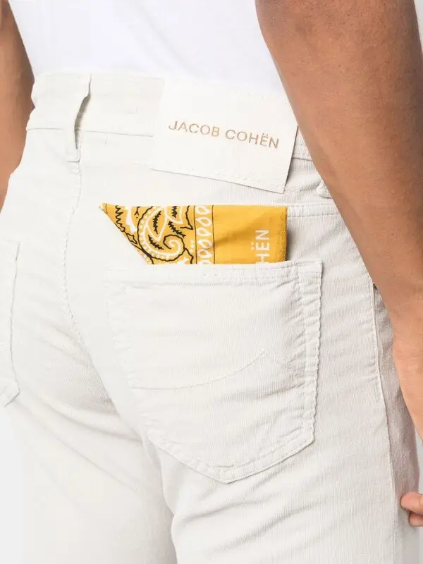 Jacob Cohen Corduroy Straight-leg Jeans - Neutrals