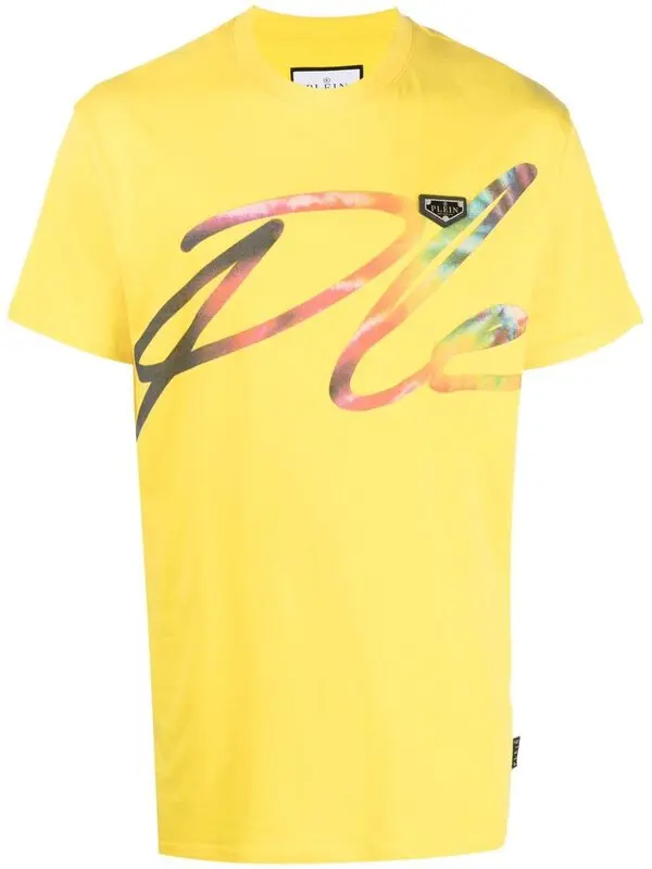 Philipp Plein Ss Signature T-shirt - Yellow