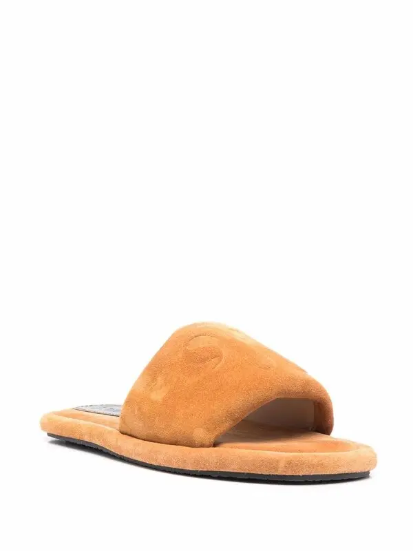 Nanushka Logo-embossed Leather Sandals