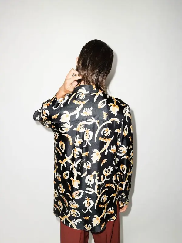Nanushka Bodil Long-sleeved Shirt - Black