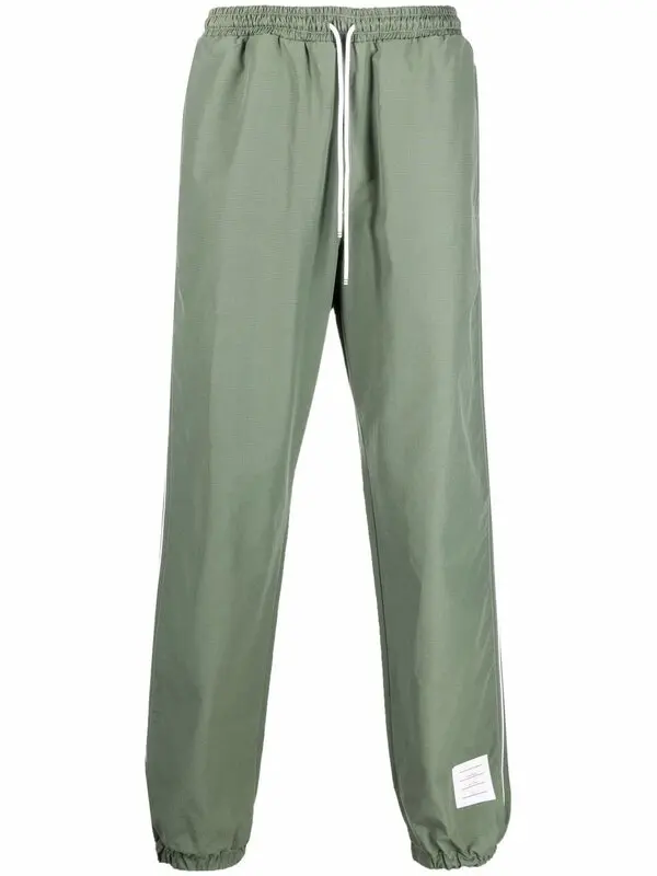 Thom Browne Logo-patch Track Pants - Green