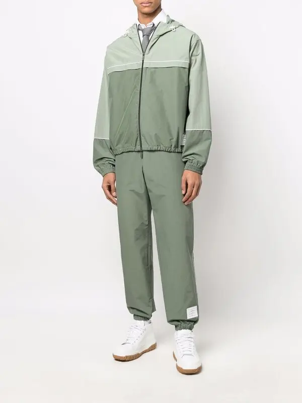 Thom Browne Logo-patch Track Pants - Green
