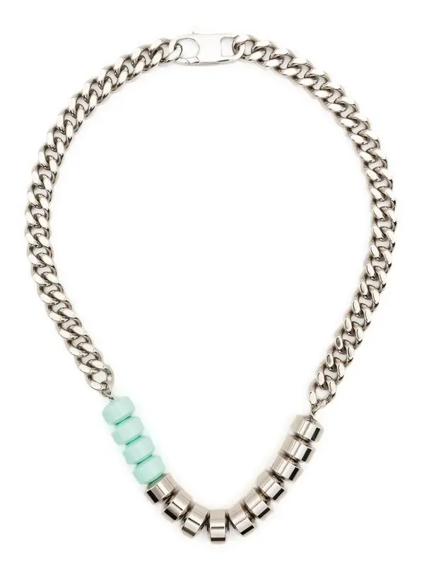 1017 Alyx 9sm Candy Charm Curb-chain Necklace - Silver