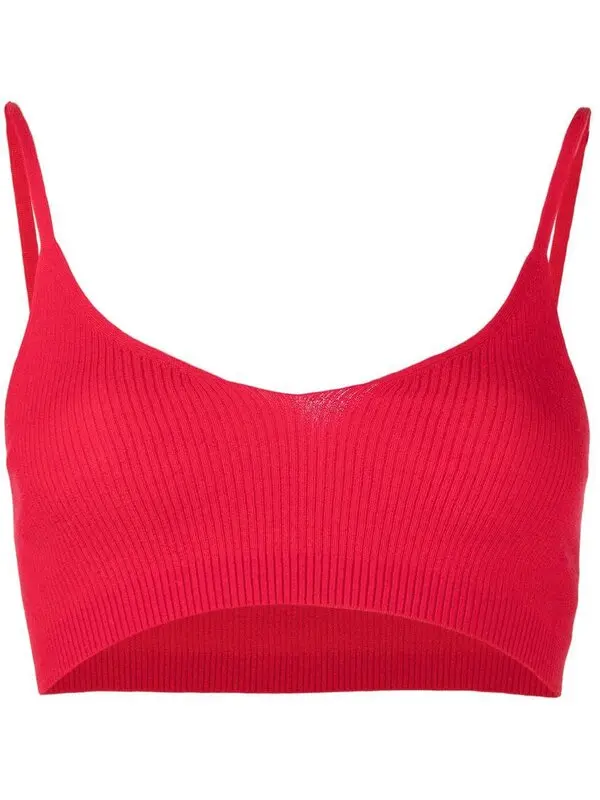 Cashmere In Love Alessi Cashmere-blend Bralette - Red