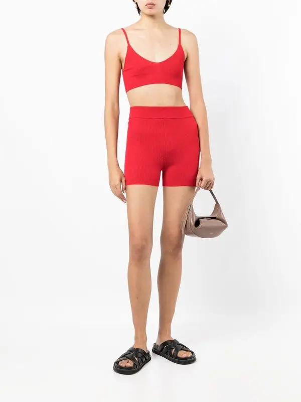 Cashmere In Love Alessi Cashmere-blend Bralette - Red