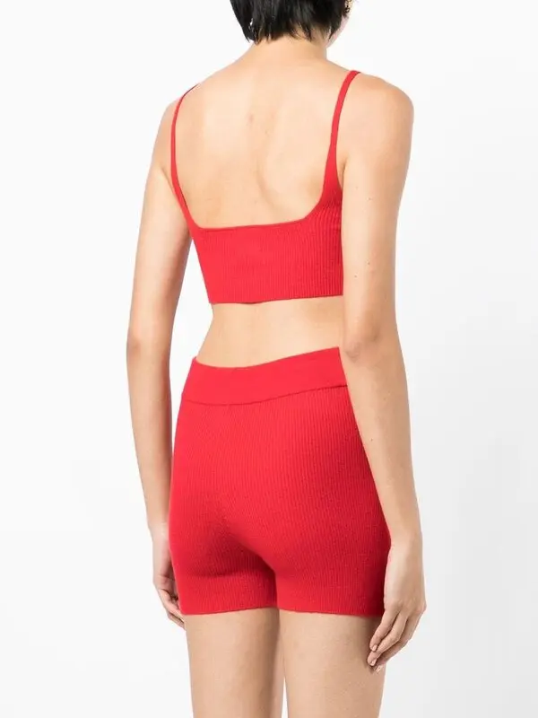 Cashmere In Love Alessi Cashmere-blend Bralette - Red