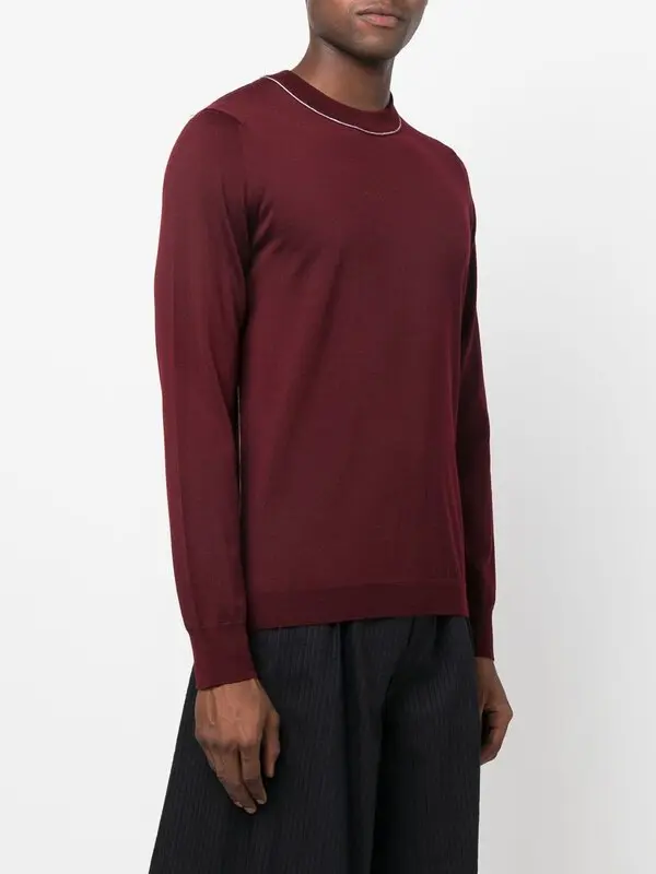 MAISON MARGIELA Work-in-progress Wool Sweater - Red