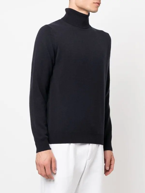 Corneliani Long-sleeve Roll-neck Jumper - Blue