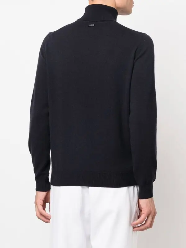 Corneliani Long-sleeve Roll-neck Jumper - Blue