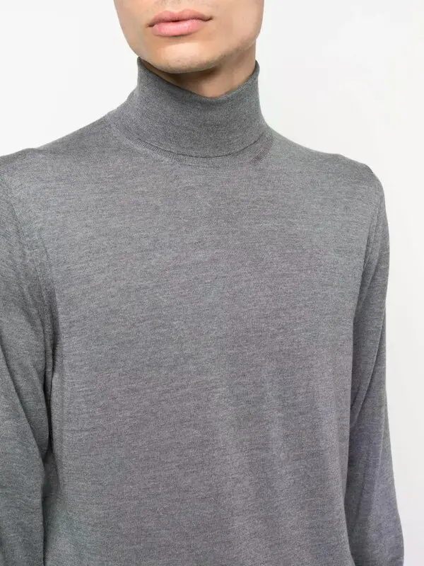 Corneliani Roll-neck Jumper - Grey
