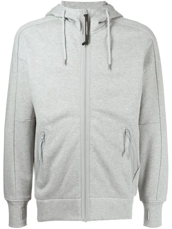 C.P. COMPANY Goggle Detail Zip-up Hoodie