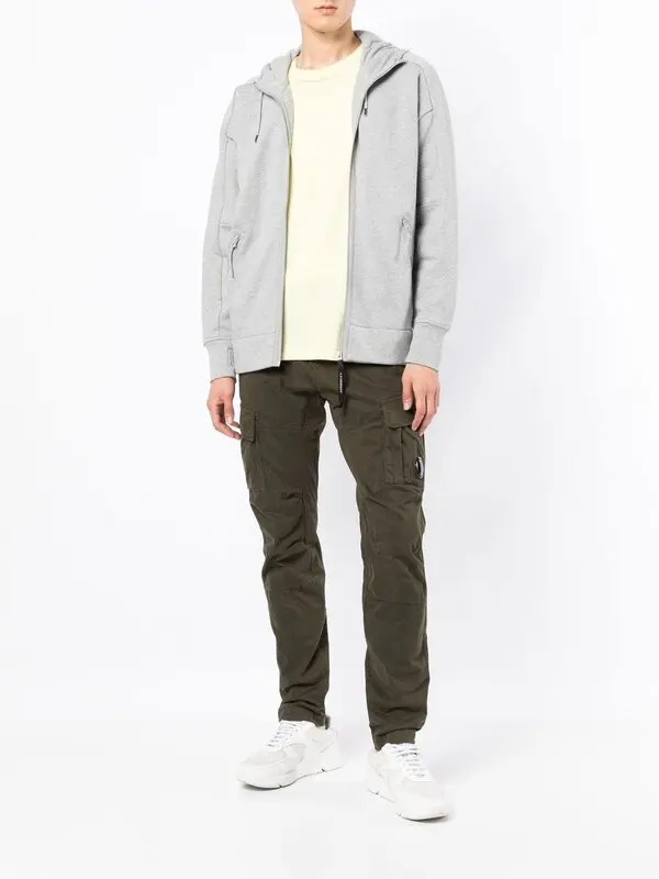 C.P. COMPANY Goggle Detail Zip-up Hoodie
