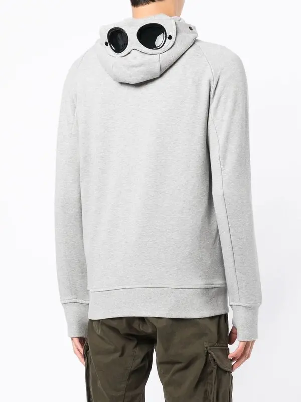 C.P. COMPANY Goggle Detail Zip-up Hoodie