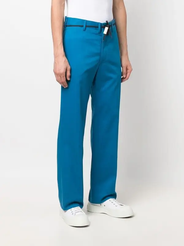 Marni Belted Straight-leg Trousers