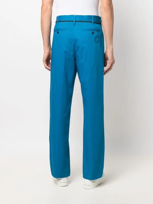Marni Belted Straight-leg Trousers