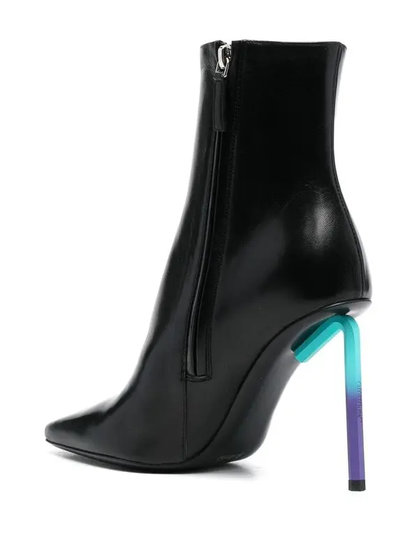 Off-White Allen 140mm Leather Ankle Boots