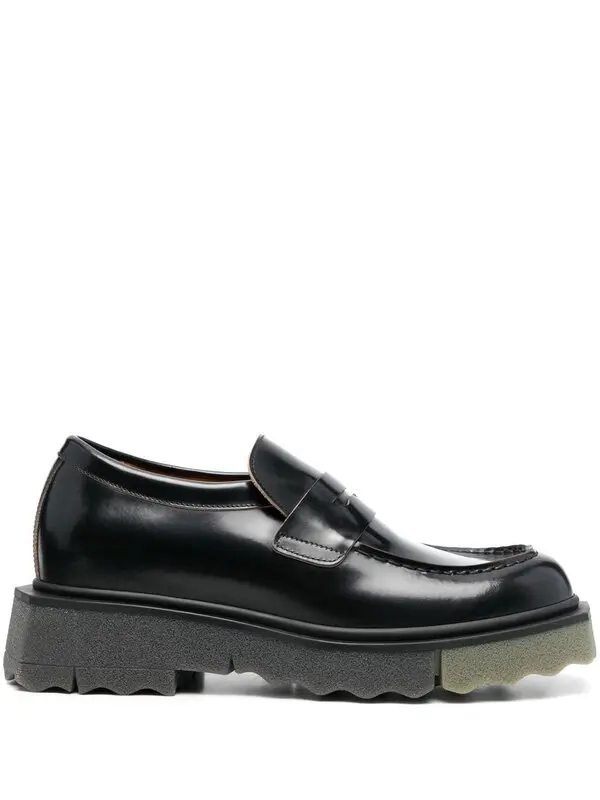 Off-White Leather Loafers