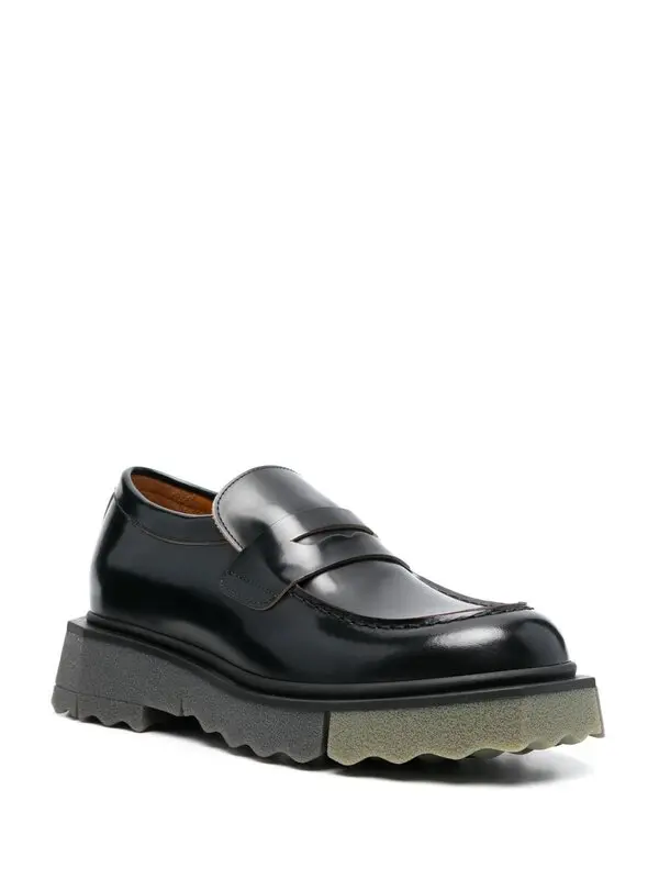 Off-White Leather Loafers