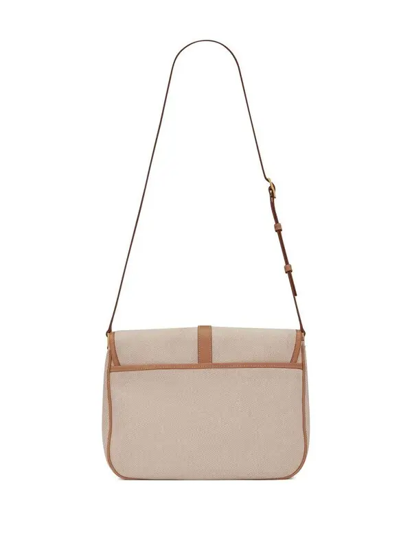 Saint Laurent Sorbonne Canvas Shoulder Bag