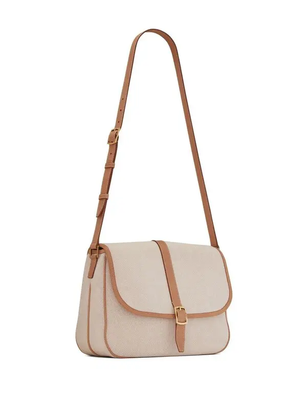 Saint Laurent Sorbonne Canvas Shoulder Bag
