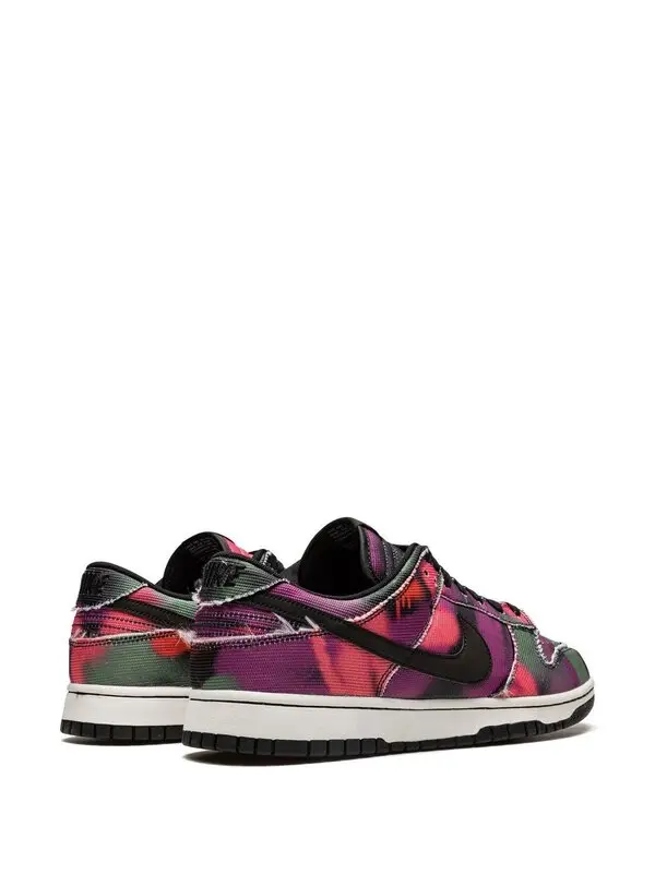 Nike Dunk Low Retro Premium Graffiti Sneakers - Black