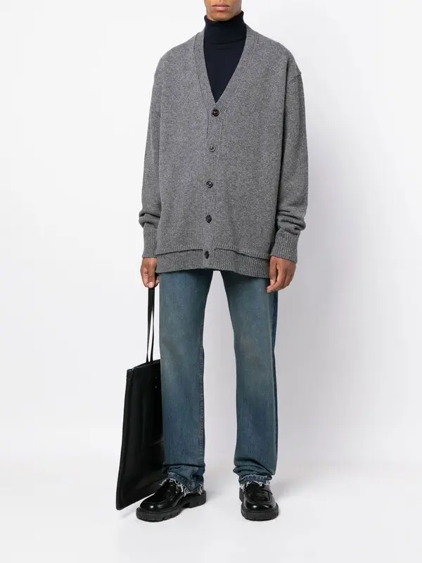 MAISON MARGIELA High-neck Jumper - Blue