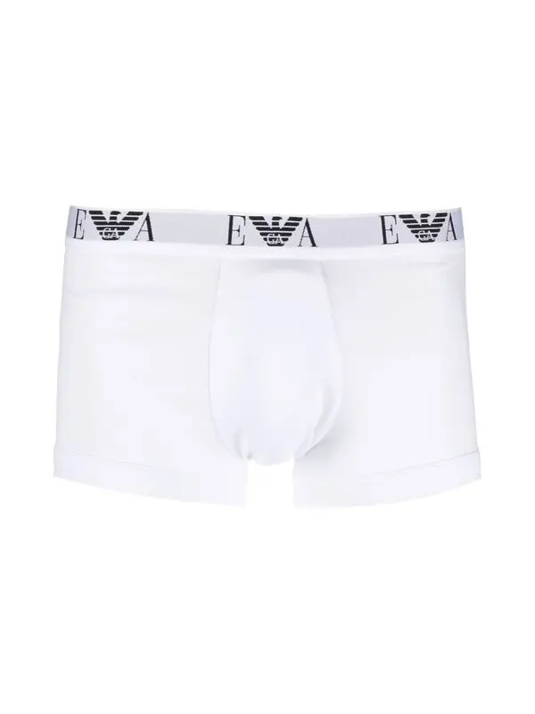 Emporio Armani Three-pack Logo-band Boxers - White