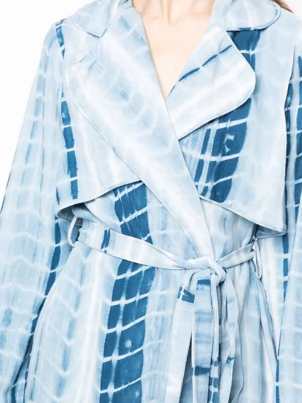 BAMBAH Tie-dye Trench Blouse