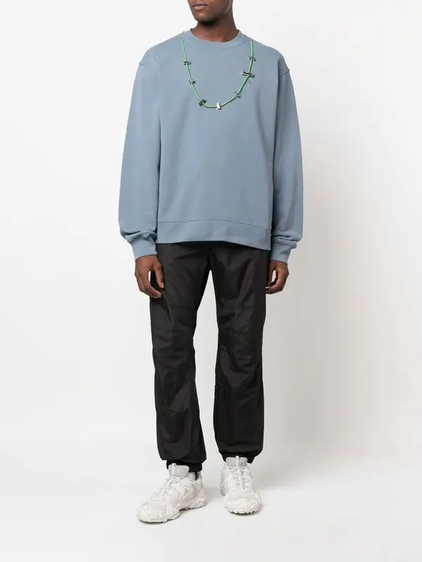 AMBUSH Stoppers Crew-neck Sweatshirt - Blue