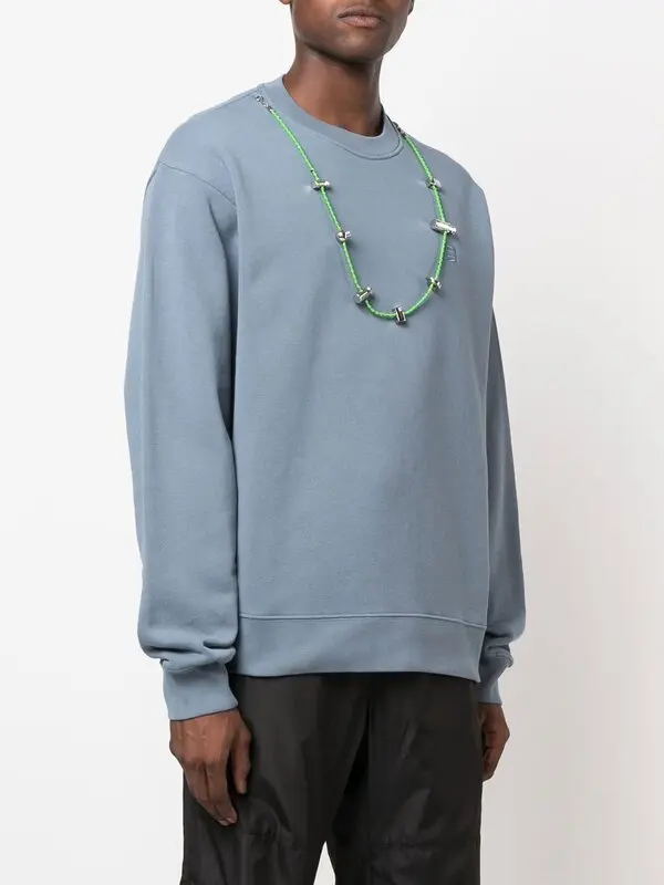 AMBUSH Stoppers Crew-neck Sweatshirt - Blue