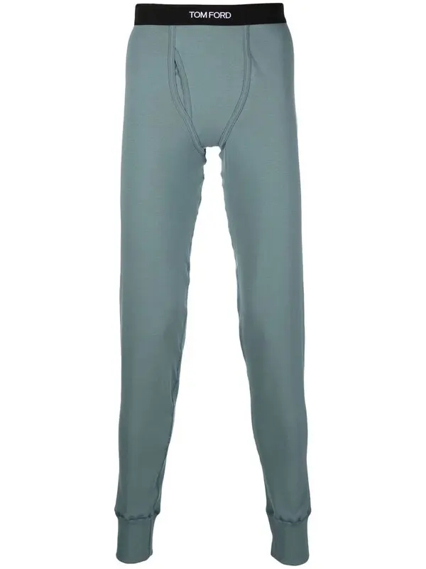 TOM FORD Logo-waistband Cotton Lounge Pants