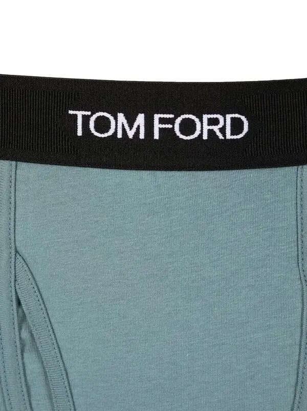 TOM FORD Logo-waistband Cotton Lounge Pants