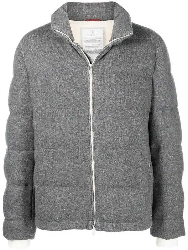 Brunello Cucinelli Zip-up Padded Jacket