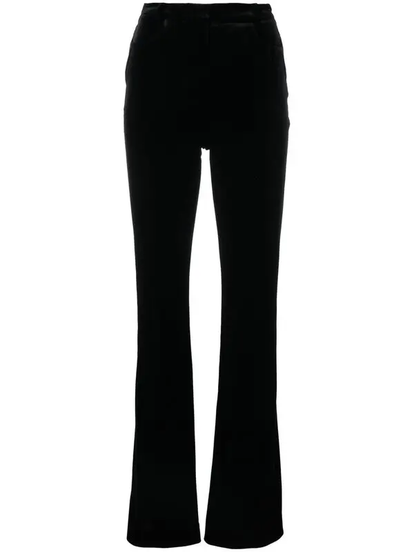 Alexandre Vauthier High-waisted Velvet Trousers