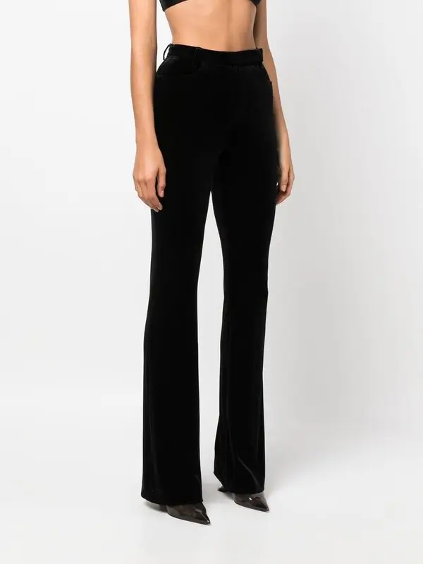 Alexandre Vauthier High-waisted Velvet Trousers