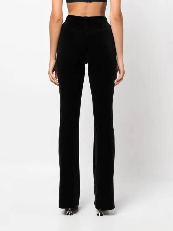 Alexandre Vauthier High-waisted Velvet Trousers