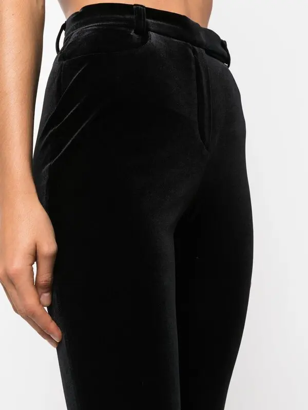 Alexandre Vauthier High-waisted Velvet Trousers